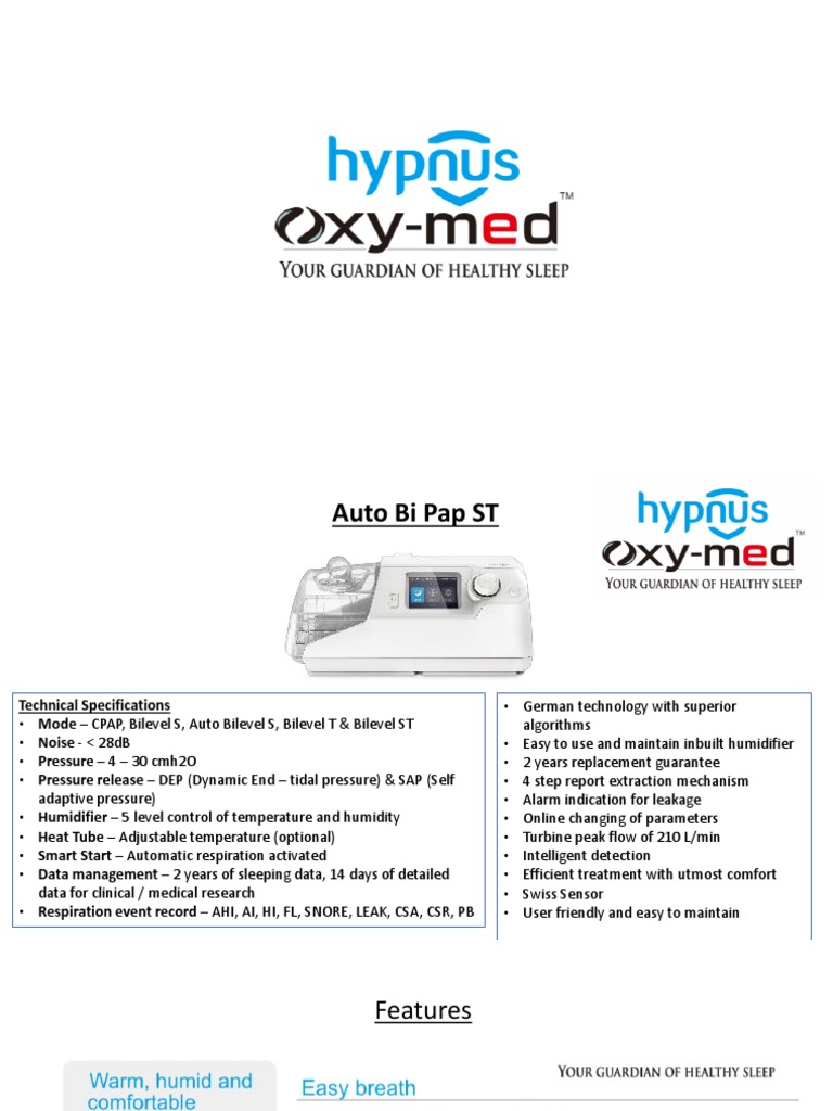BiPAP Oxymed Hypnus | PDF | Mechanical Engineering