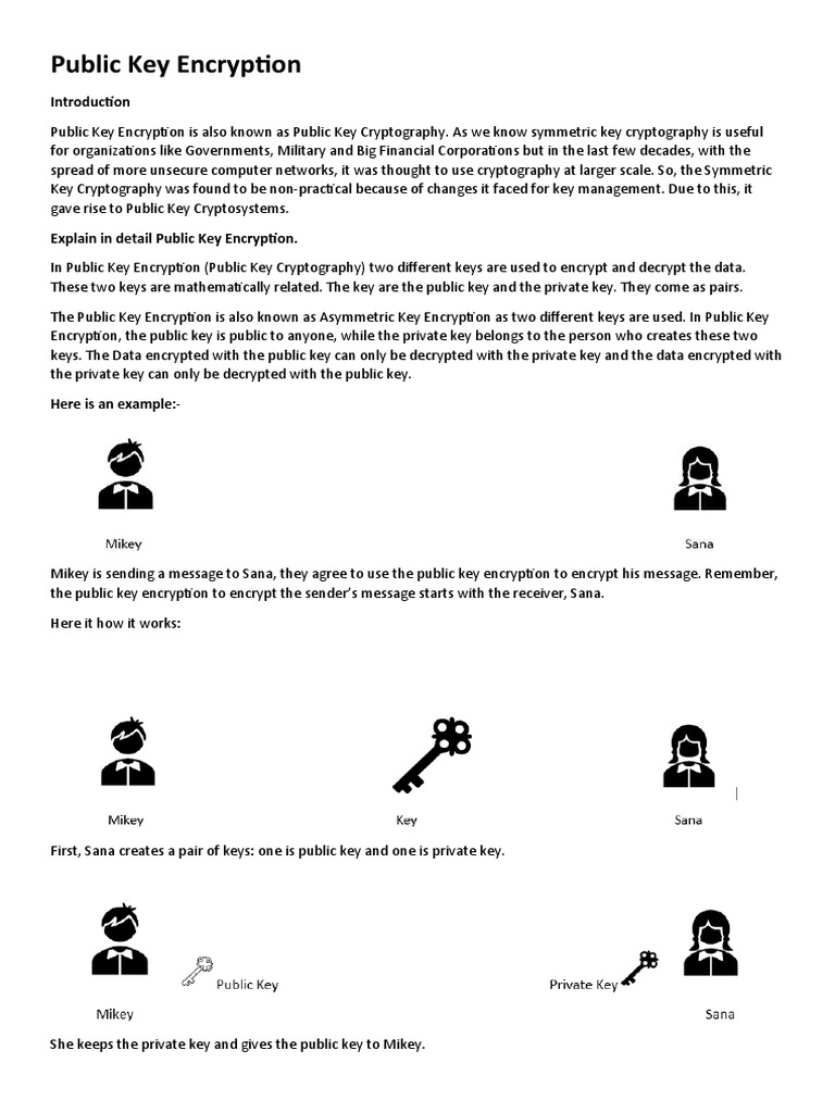 Public Key Encryption | Download Free PDF | Public Key Cryptography ...