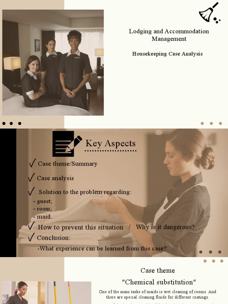 Lodging and Accommodation Management: Housekeeping Case Analysis | PDF