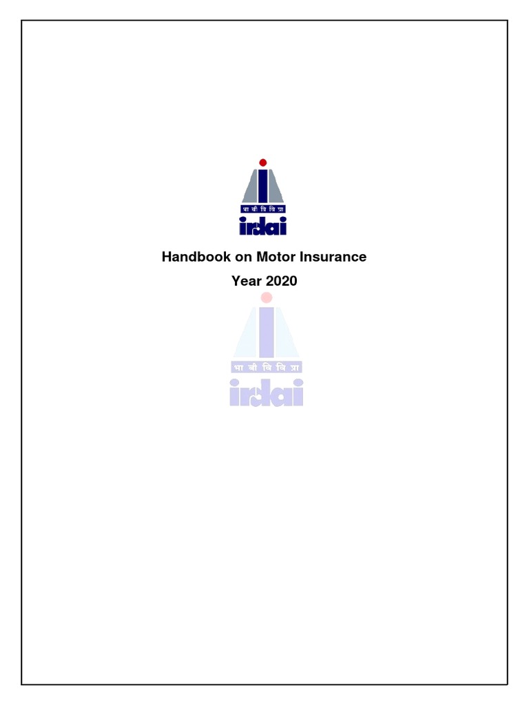 Motor Handbook - Aug2020 | PDF | Vehicle Insurance | Insurance