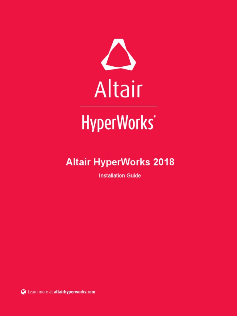 HyperWorks 2018 Installation Guide | Download Free PDF | Installation ...