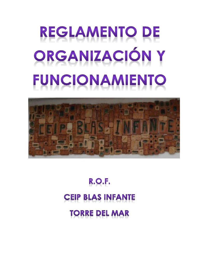 Rof 2021-22 PDF | PDF | Educación primaria | Maestros