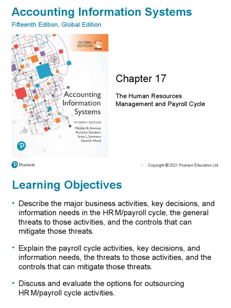 Accounting Information Systems: Fifteenth Edition, Global Edition | PDF | Payroll | Computing