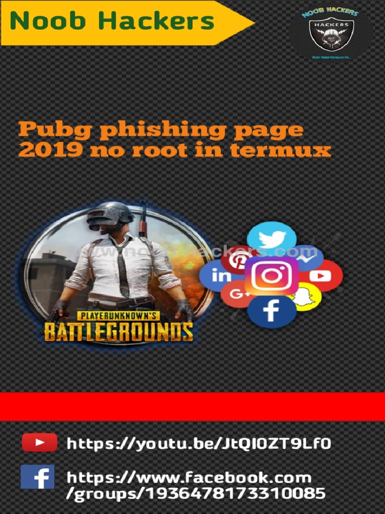 Pubg Phishing Tutorial in Termux in Hindi by (Noob Hackers) | PDF | Computing | Cyberspace