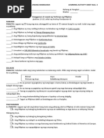 Pamahalaan - Worksheet | PDF