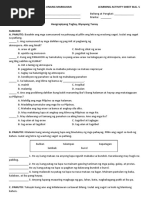 G4 Q2 Worksheet - GMRC | PDF