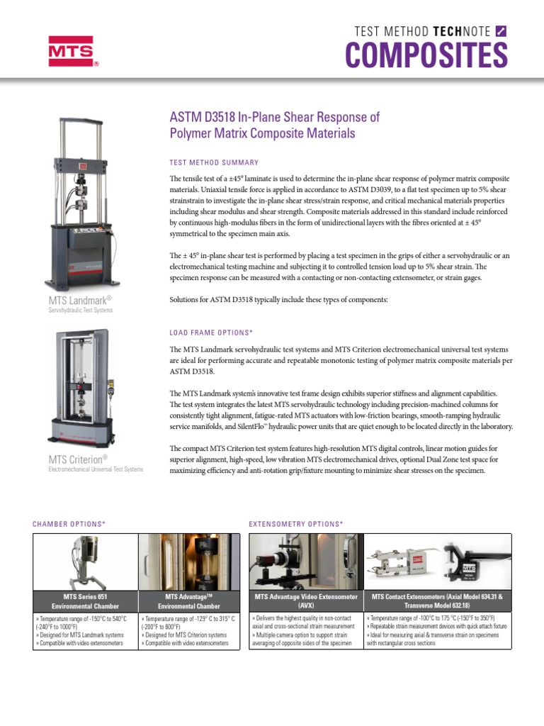 ASTM D3518 Tech Note | PDF | Composite Material | Applied And ...