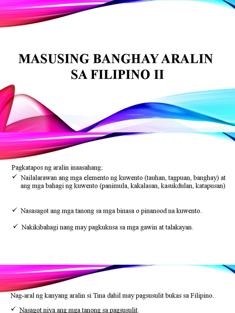 Presentation in FILIPINO 2 | PDF
