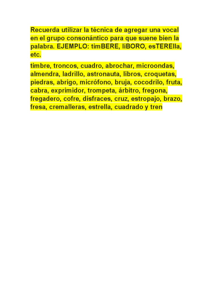 Oca Fonética - Sinfones - Aula Virtual de Ayl1 | PDF