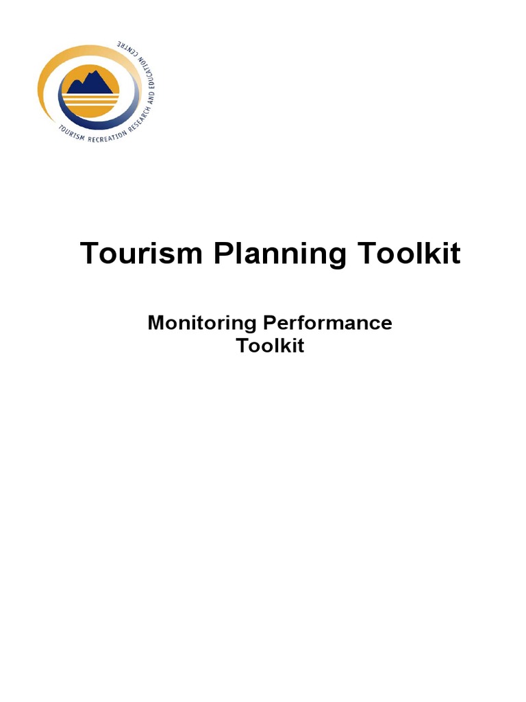 Tourism Planning Toolkit | PDF | Performance Indicator | Benchmarking
