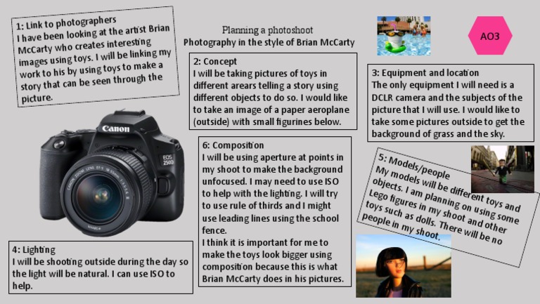 Planning A Photoshoot Brian Mccarty | PDF | Imaging | Hobbies