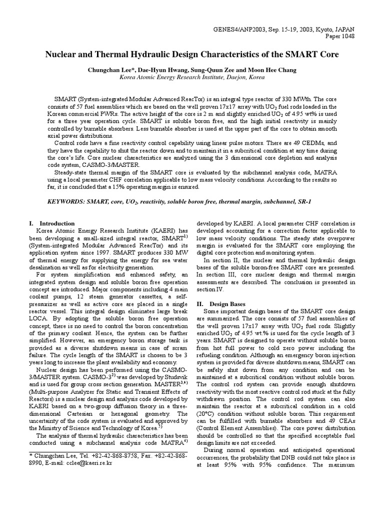 1048 Final | PDF | Fluid Dynamics | Nuclear Reactor