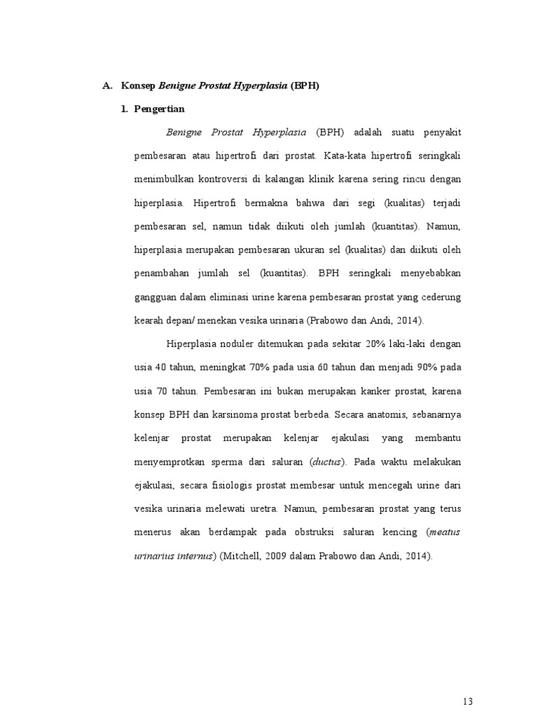 Materi LP Gadar Ruang Ok BPH | PDF