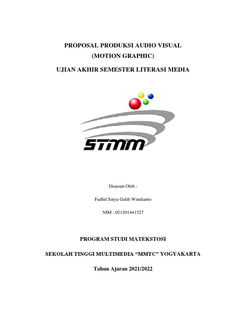 Literasi Media di Televisi: Proposal Motion Graphic | PDF
