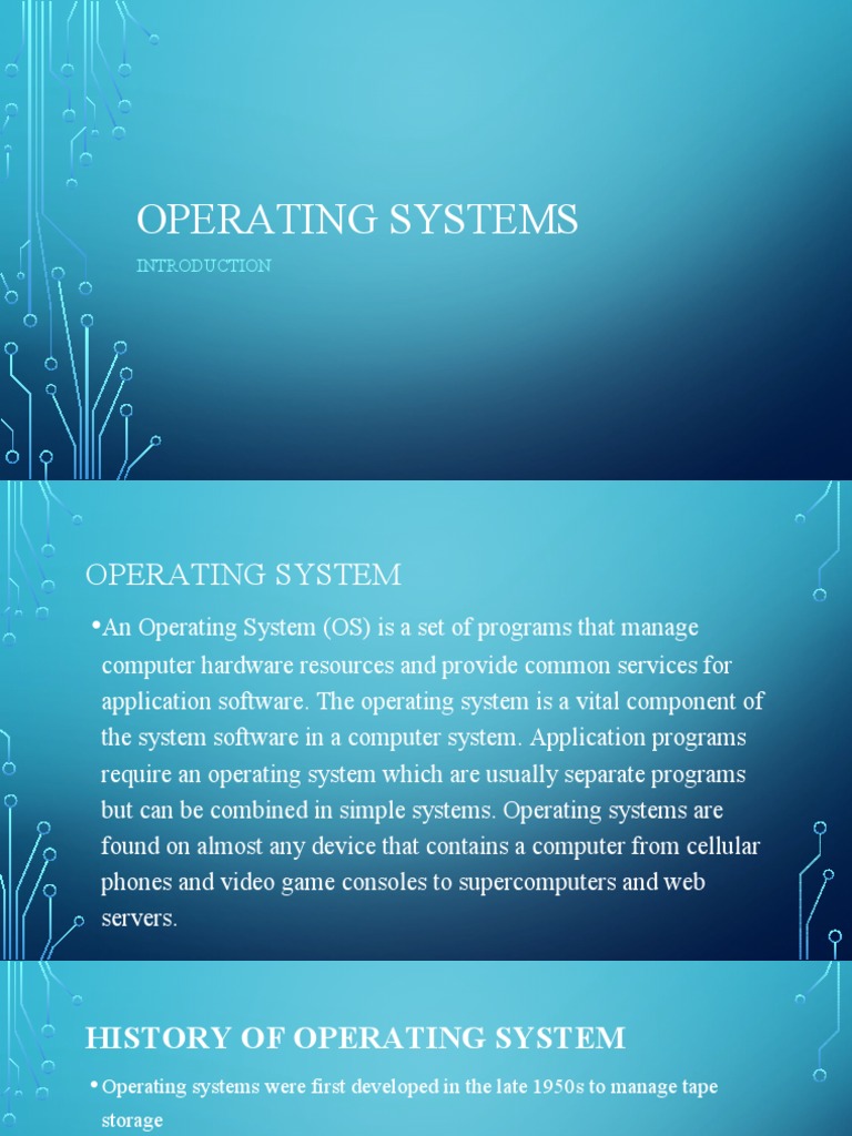 Operating System | PDF