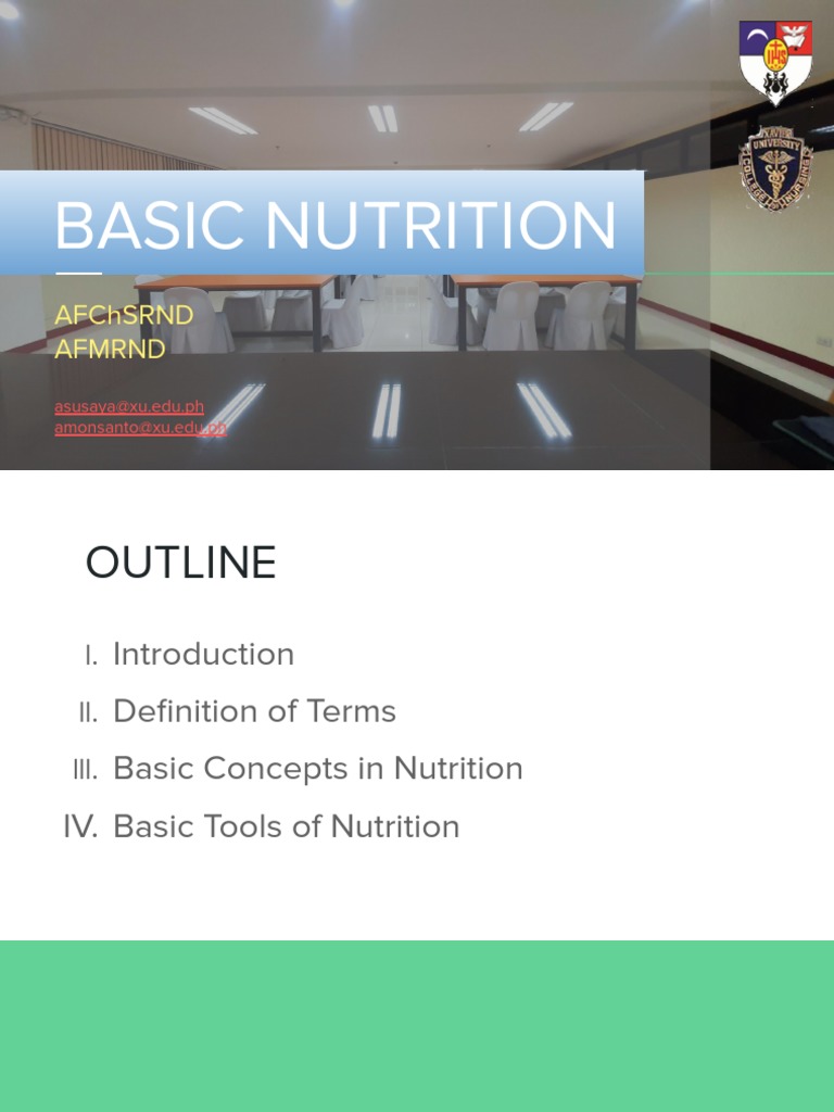 Basic Nutrition | PDF | Nutrients | Foods