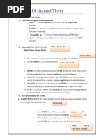 Crono Digital Timer 67DDT0 | PDF | Switch | Clock