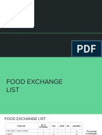 Filipino Food Exchange List | PDF | Sausage | Vegetables