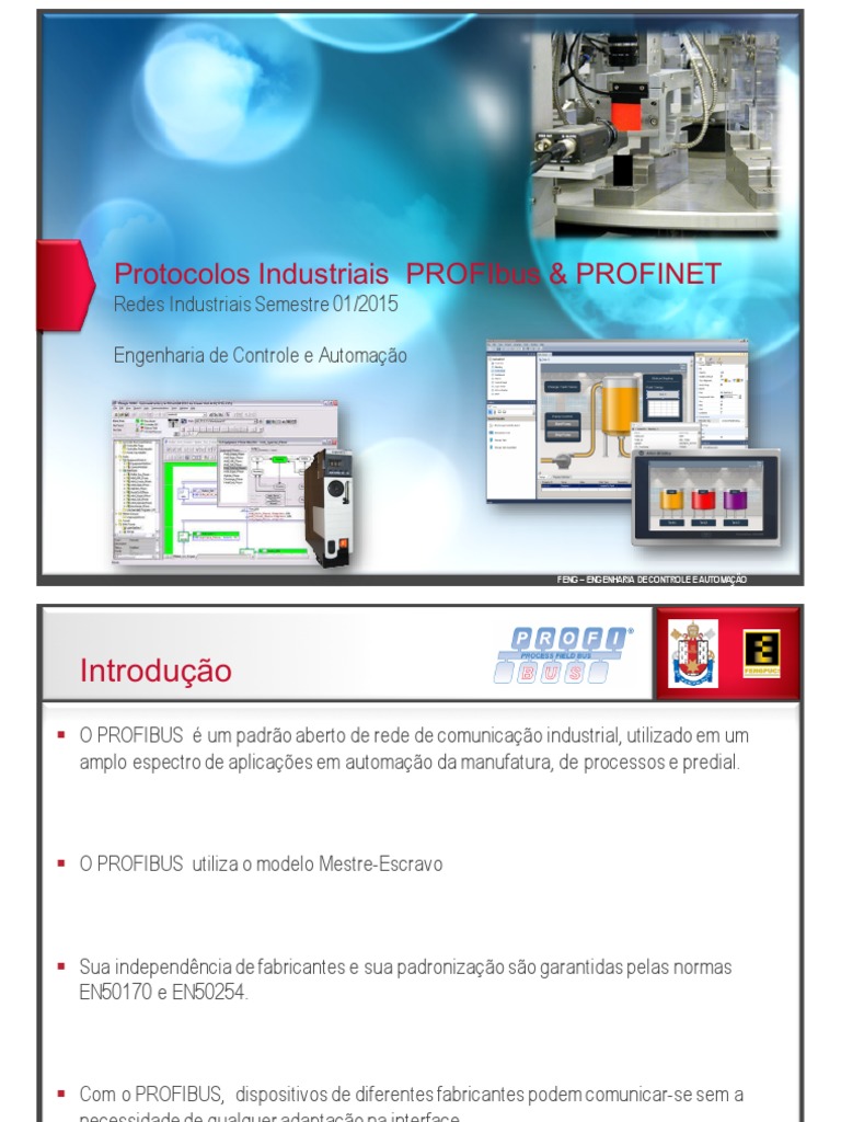 Apresentacao - Aula 10 Protocolos Industriais Profibus e Profinet-1 | PDF | Engenharia Elétrica ...