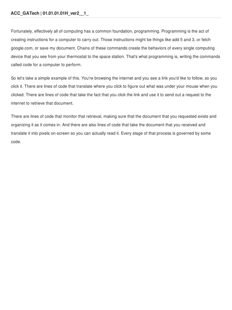 Understanding Programming Basics | PDF