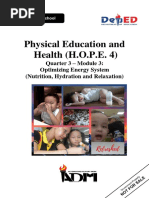 PE 12-HOPE 3, Q1, Module 1, Lesson 1-4 by Shine | PDF | Aerobic Exercise | Glycolysis