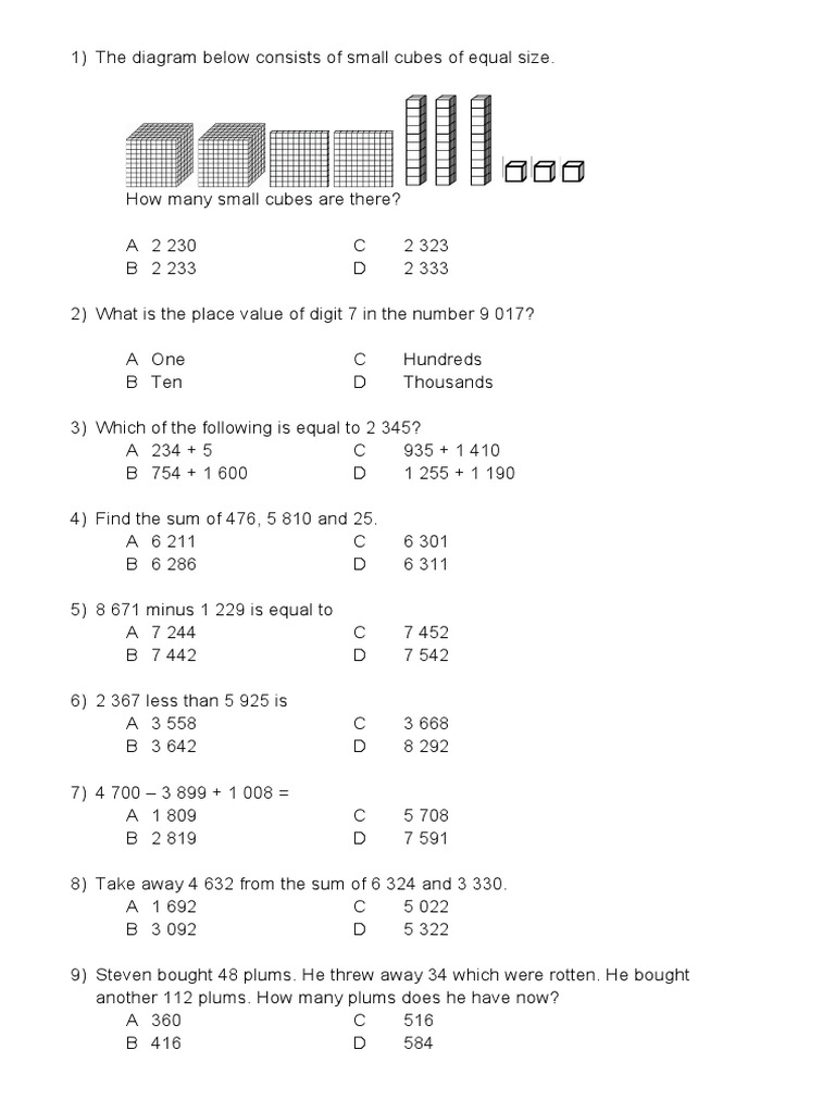 Math Problems and Solutions Quiz | PDF | Triangle | Geometric Shapes