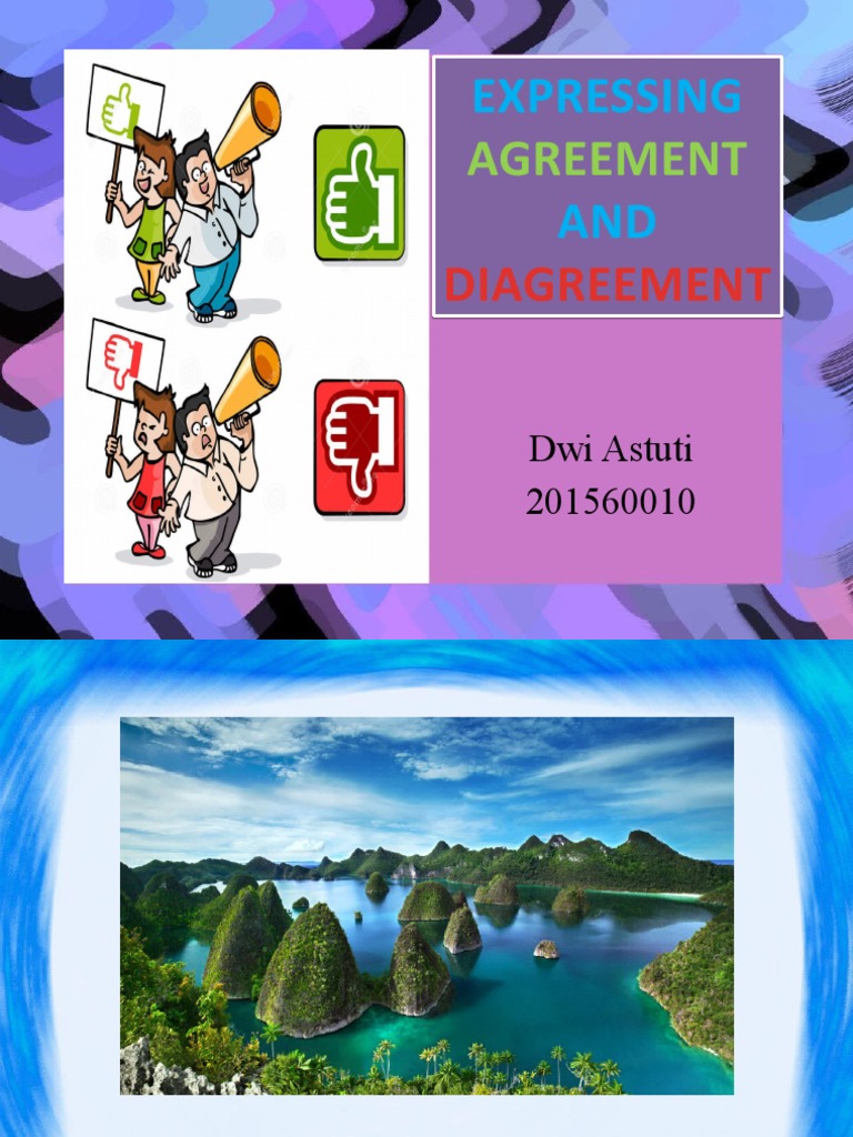 Expressing Agreement AND Diagreement | PDF