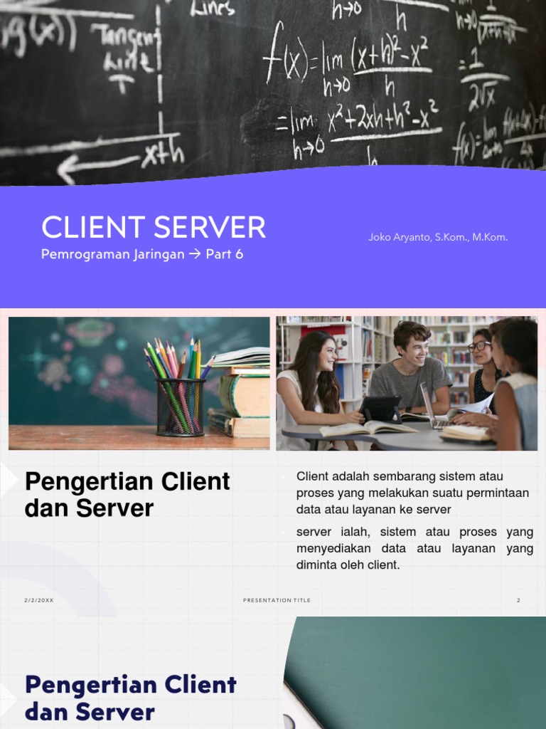 6 - Client Server | PDF | Komputer