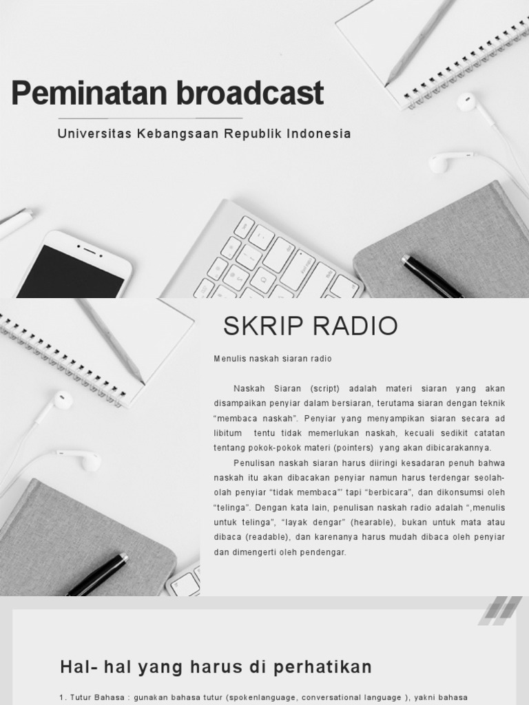 Skrip Radio | PDF