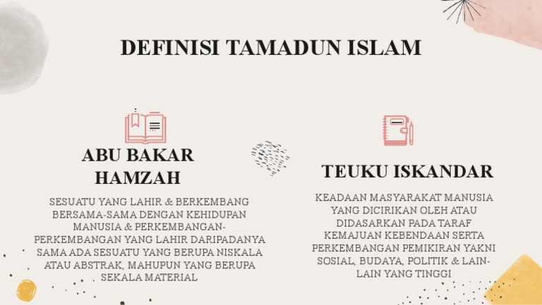 Definisi Tamadun Islam | PDF