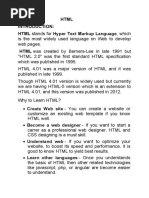 O Level Project HTML Programe PDF | PDF | Html | Html Element