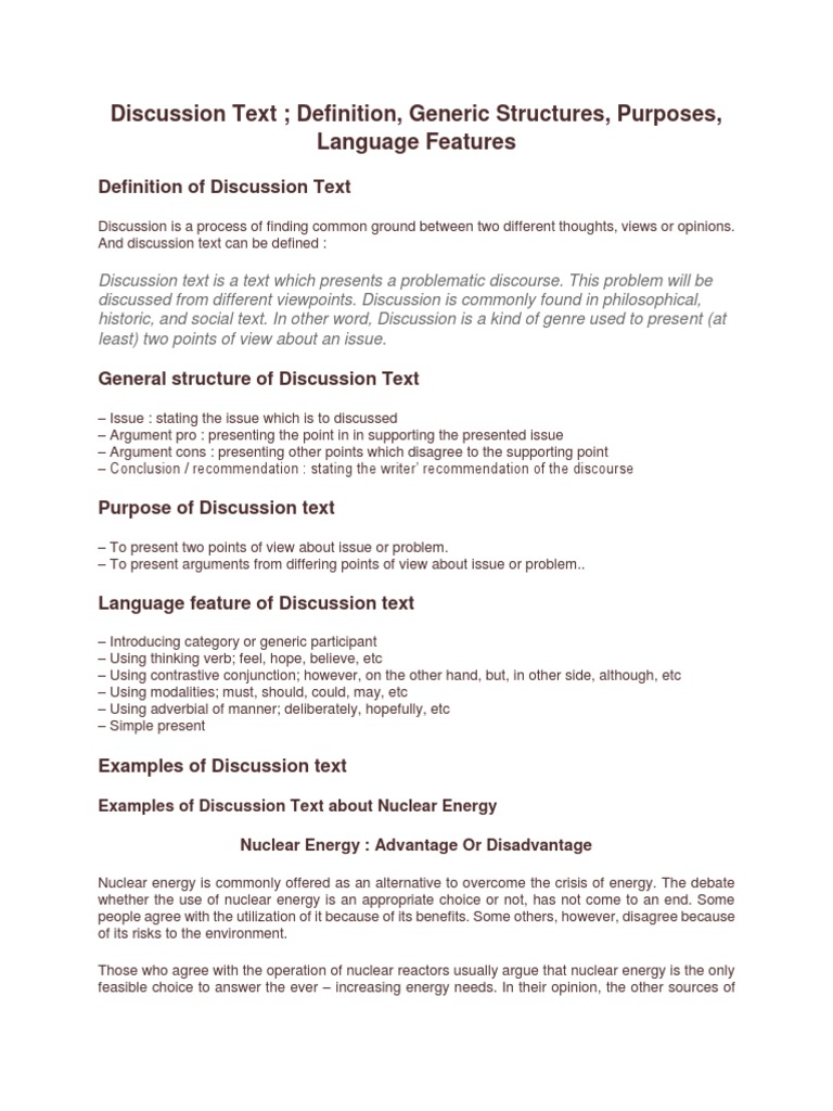 Discussion Text 1 | PDF | Internet | Nuclear Power