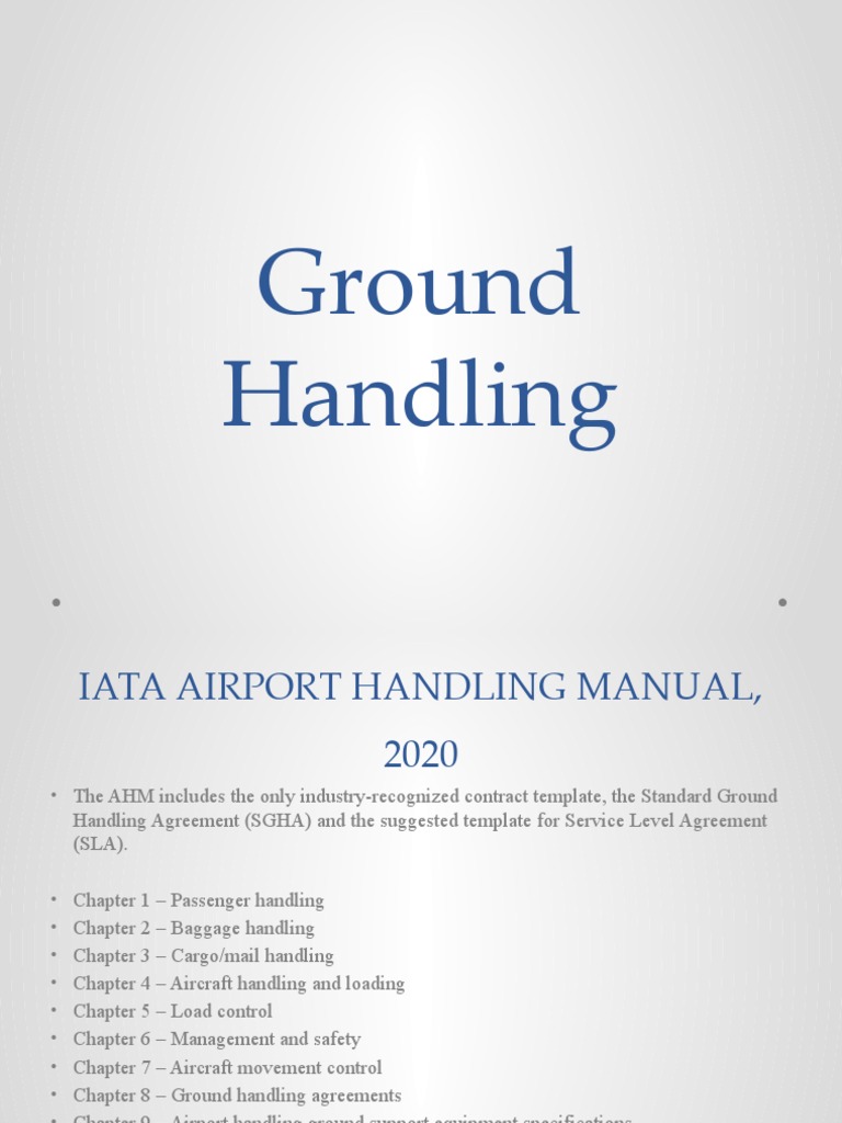 Ground Handling Modul 2 | PDF | Airport | Aviation