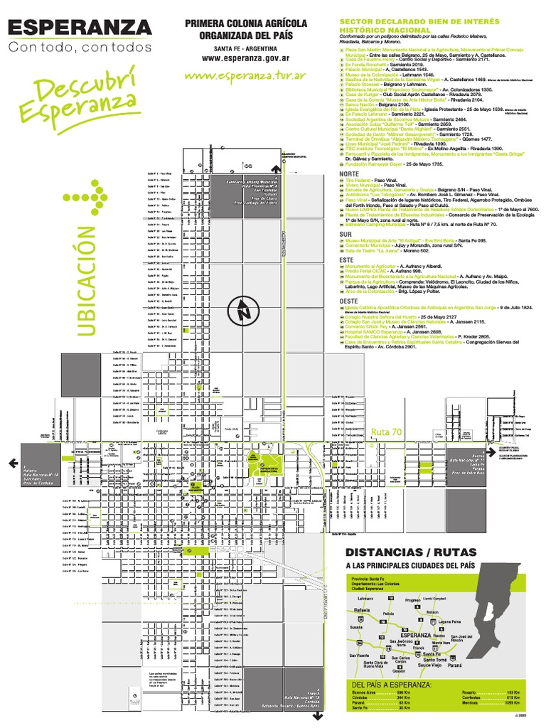 Mapa Ciudad de Esperanza Santa Fe | PDF