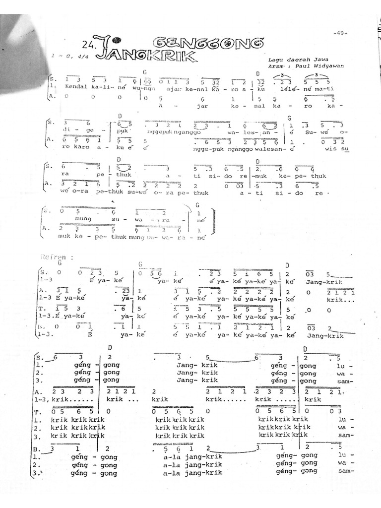 Jangkrik Genggong | PDF