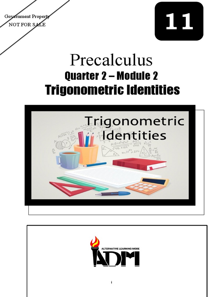 Precalculus11 Q2 M2 Trigonometric Identities | PDF | Trigonometric ...