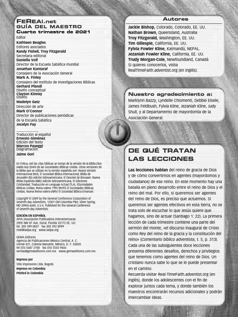 FeReal B 4T 2021 Maestro DIA | PDF | Jesús | Amor