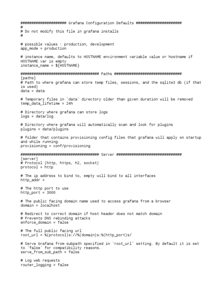 Grafana Setup File | PDF | Proxy Server | Hypertext Transfer Protocol