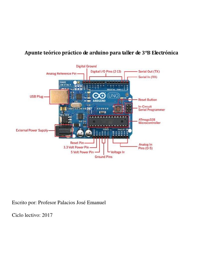 EETP 602 Apunte ARDUINO 3B | PDF | Arduino | Electrónica