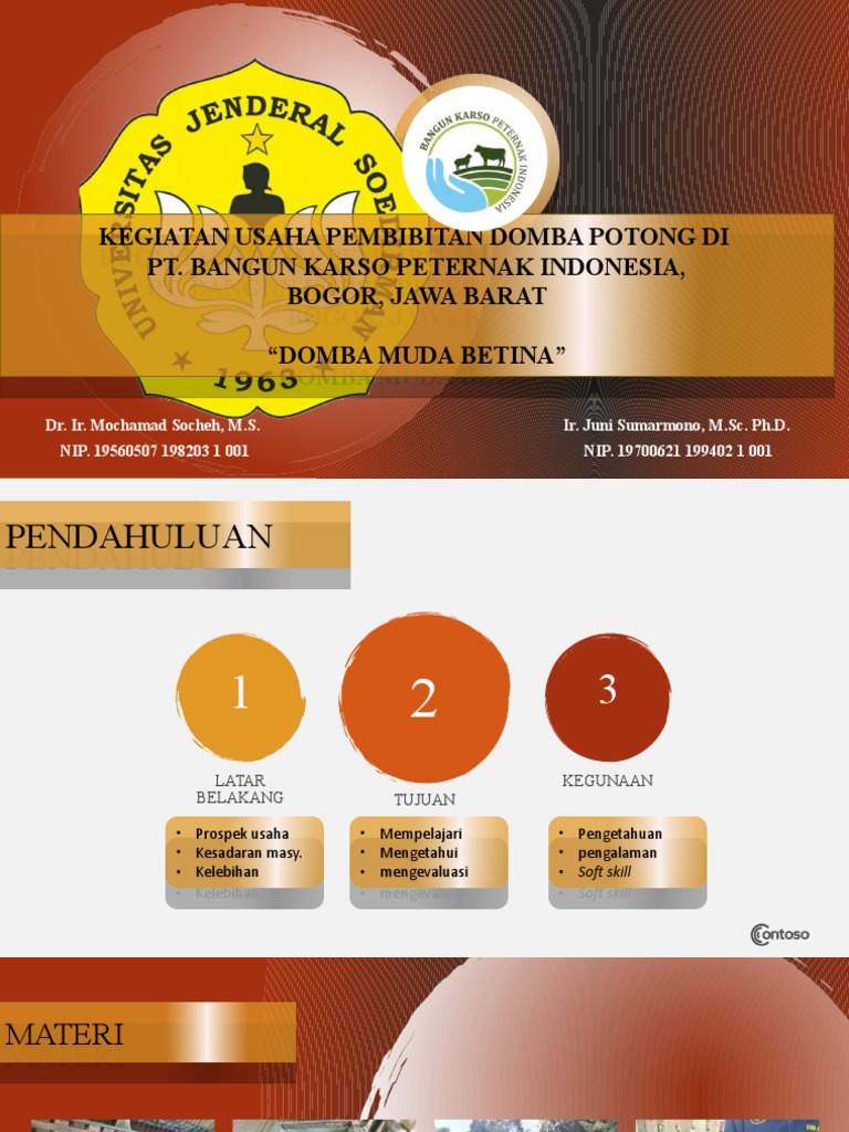 Contoh PPT Presentasi Laporan PKL | PDF