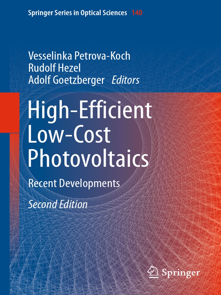 Petrova-Koch v. High-Efficient Low-Cost Photovoltaics... 2ed 2020 | PDF ...