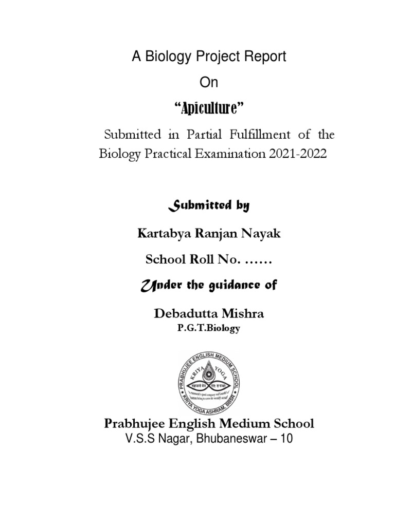 Initial Pages of The Biology Project | PDF