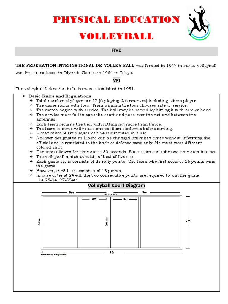 Volleyball | PDF | Volleyball | Sports Rules And Regulations
