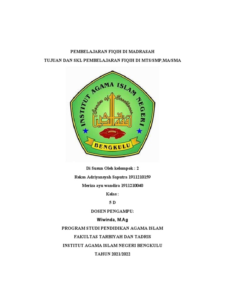 Mklah Fiqih Klompok 2 | PDF