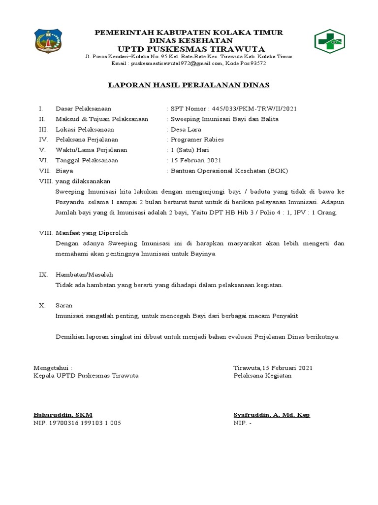 LHPD SWEEPING (Udin) | PDF