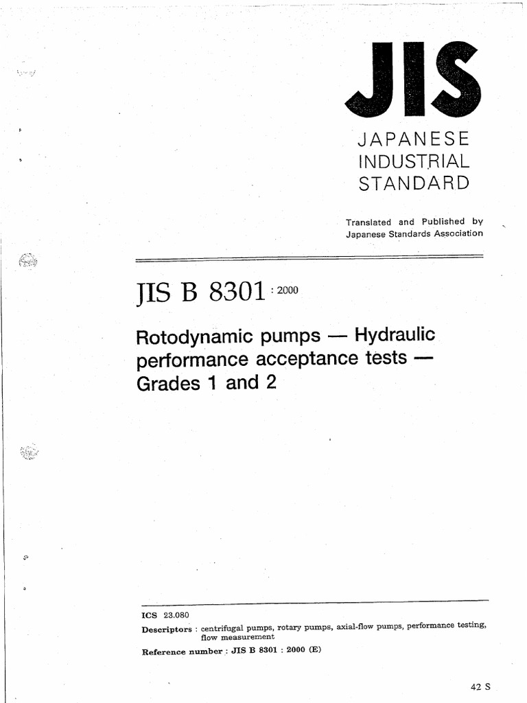 Jis B8301 | PDF