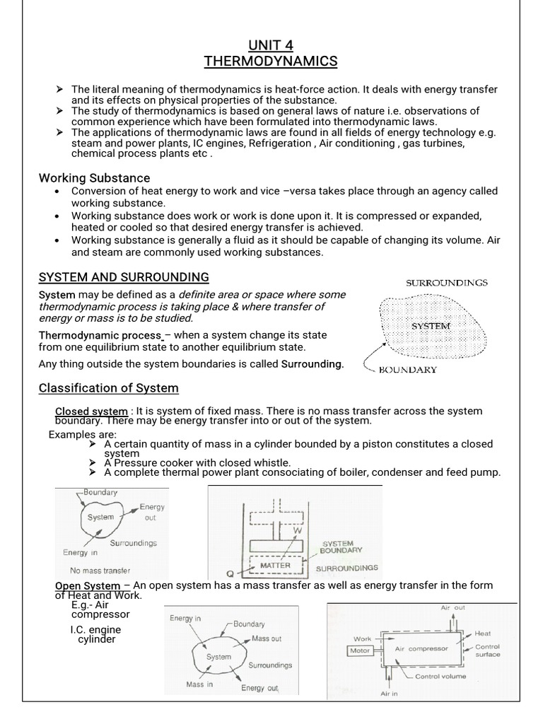 Thermodynamic (Unit-4) Final | PDF | Materials | Sustainable Technologies