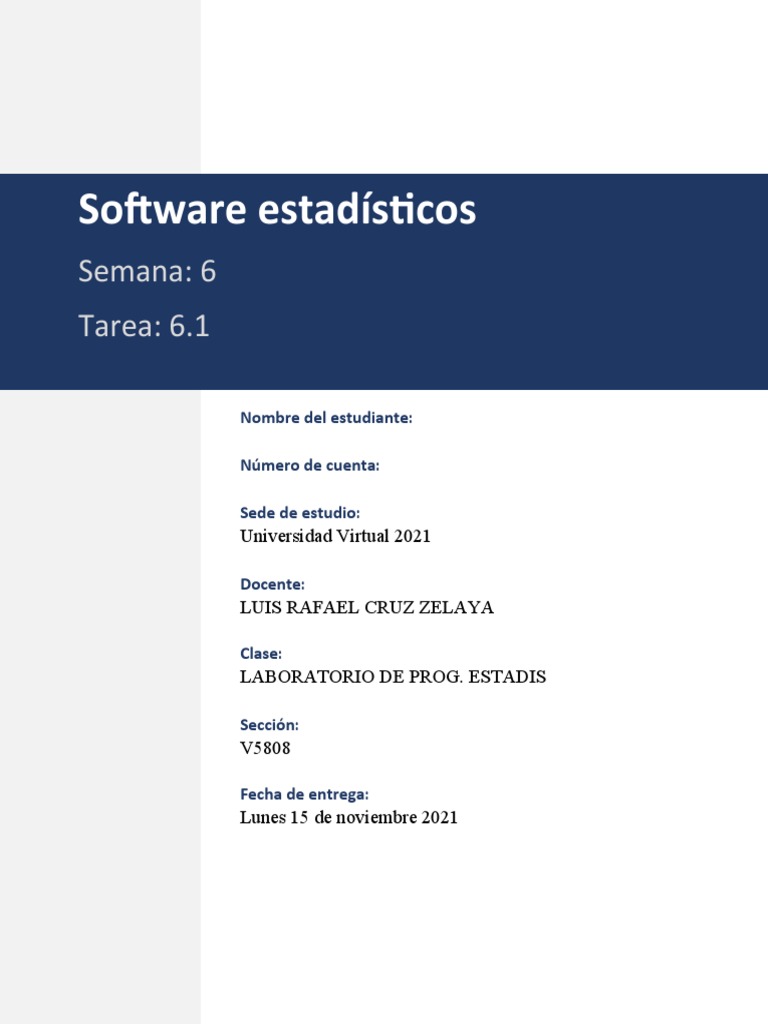 Análisis comparativo de los principales paquetes estadísticos y sus ...