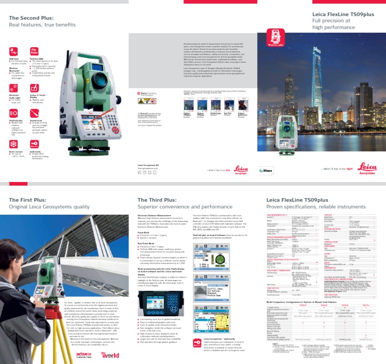 Leica FlexLine TS09plus BRO 789503 0616 en LR - PDF - C706775a1o | PDF ...