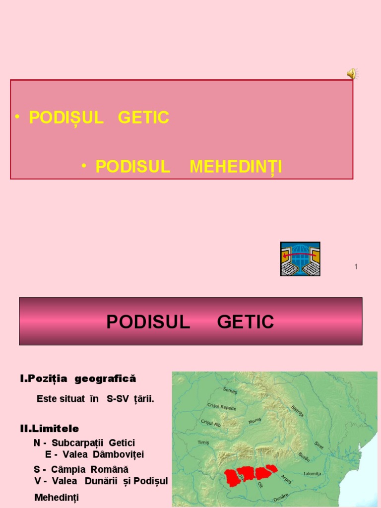 Podisul Getic Si Podisul Mehedinti | PDF